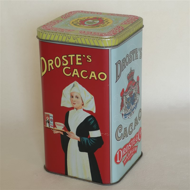 Vintage Droste's Cacao blik 250g - Bij-Ma-Ria | vintage en retro winkel