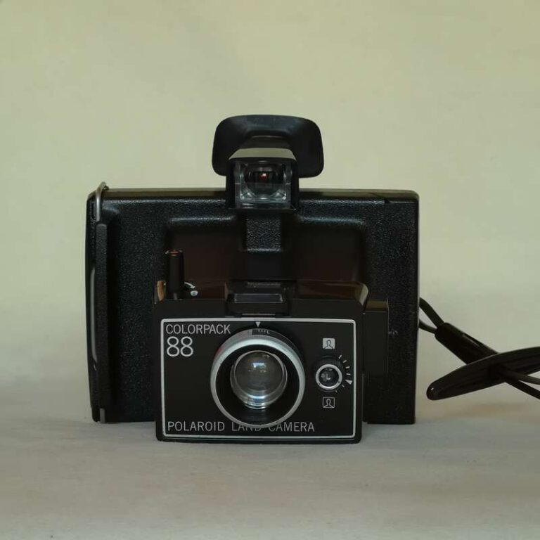 Vintage Polaroid land fotocamera Colorpack 88 in koffertje met ...